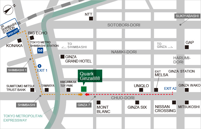 Ginza 888 / ROLEX Specialty Shops Quark