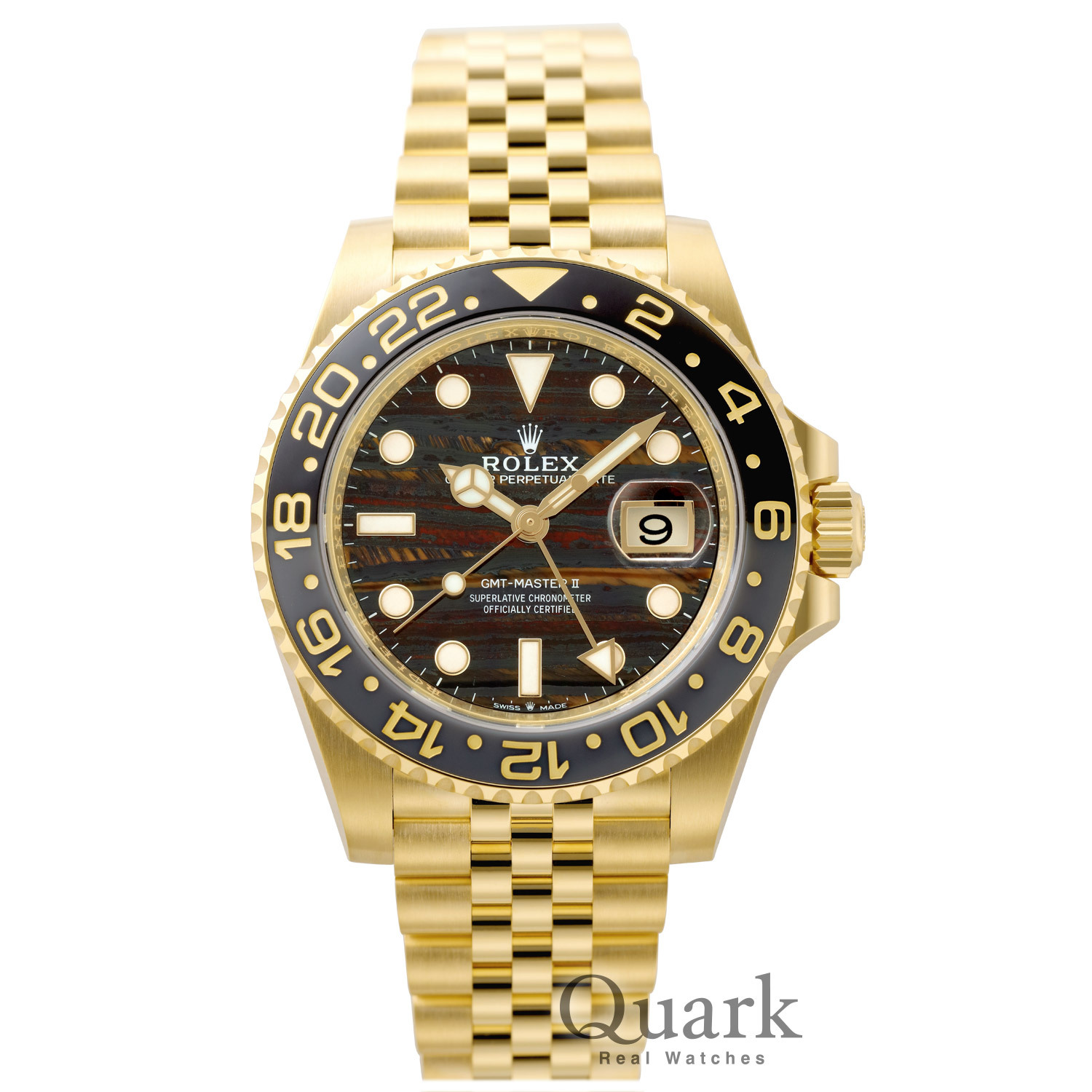 ロレックス GMTマスターII Ref.126718GRNR タイガーアイアン 新品｜ロレックス専門店クォーク