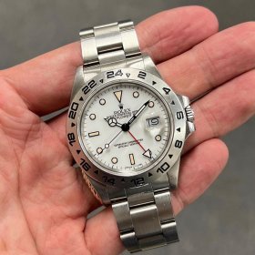 ロレックス エクスプローラーII Ref.16550 ブラックダイヤル ヴィンテージ 242222｜ロレックス専門店クォーク